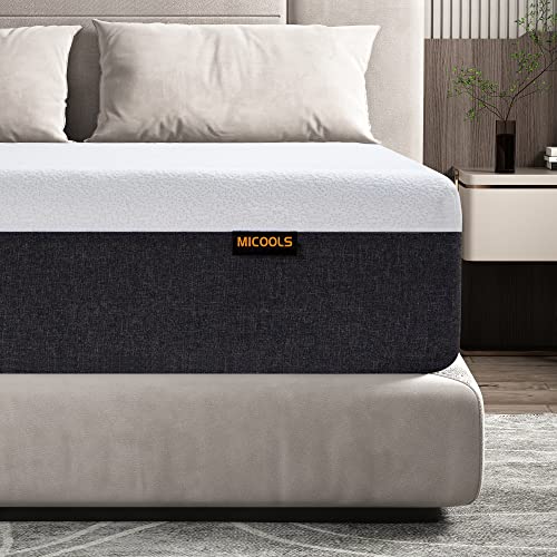 MICOOLS King Mattress,10 Inch Deluxe Comfort Memory Foam Mattress,CertiPUR-US, Multi-Layered Foam,Supporting Body Weight,Comfort and Relieve Pressure (King(80 x 76 x 10 Inch))