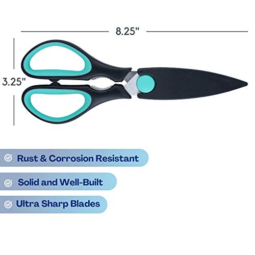 Mr. Pen- Kitchen Scissors, Kitchen Shears, 8 Inch Food Scissors, Kitchen Scissors Dishwasher Safe, Meat Scissors, Utility Scissors, Scissors Kitchen, Cooking Scissors, Meat Cutting Scissors