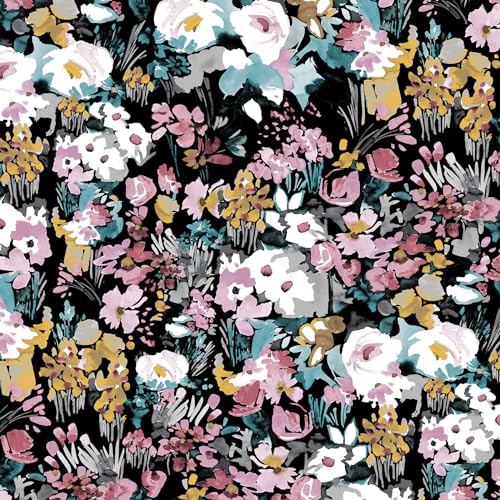 Vera Bradley Women's Active High-waist Leggings With Side Pocket and 26" Inseam (Extended Size Range), Artist's Garden, XXLarge