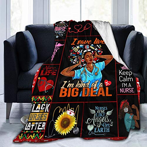 Healing Thoughts Blanket Fuzzy Comfort Soft Breast Cancer Awareness Throw Blanket Warm Hug Fleece Blanket Inspirational Gift for Women Men Patient Positive Energy Prayer Blanket for Bed Sofa 40"x50"
