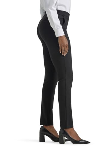 Lee Women's Ultra Lux Comfort Any Wear Slim Ankle Pant Unionall Black 10