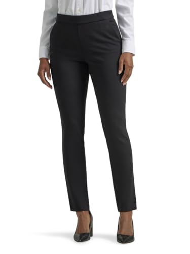 Lee Women's Ultra Lux Comfort Any Wear Slim Ankle Pant Unionall Black 10