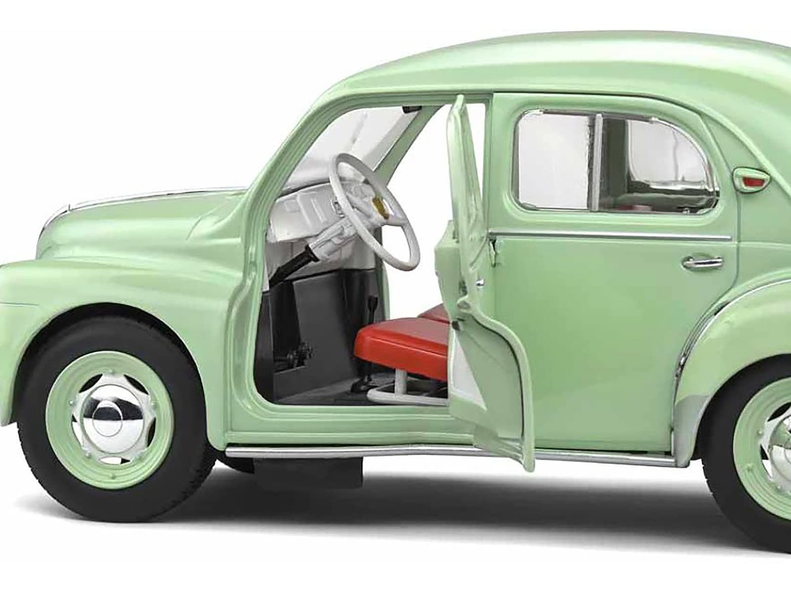1955 4CV Vert D'eau Green 1/18 Diecast Model Car by Solido S1806602