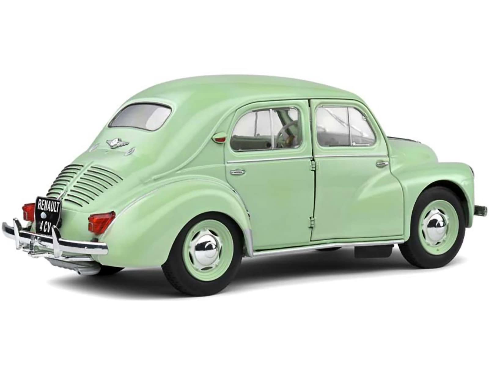 1955 4CV Vert D'eau Green 1/18 Diecast Model Car by Solido S1806602