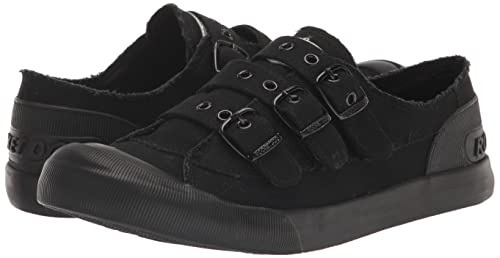 Rocket Dog Women's Jolissa Skate Shoe, Black/Black Foxing, 7