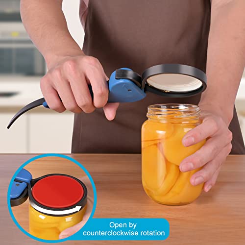 MSEONA Jar Opener with original safety design, jar opener for Weak Hands,Jar Lid Opener Tool,Jar openers for Seniors with Arthritis