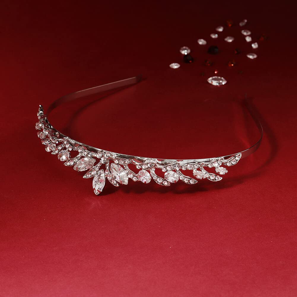 Goledwedy Rhinestone Bridal Tiara for wedding Birthday Crown Princess Tiaras and Crowns for Women