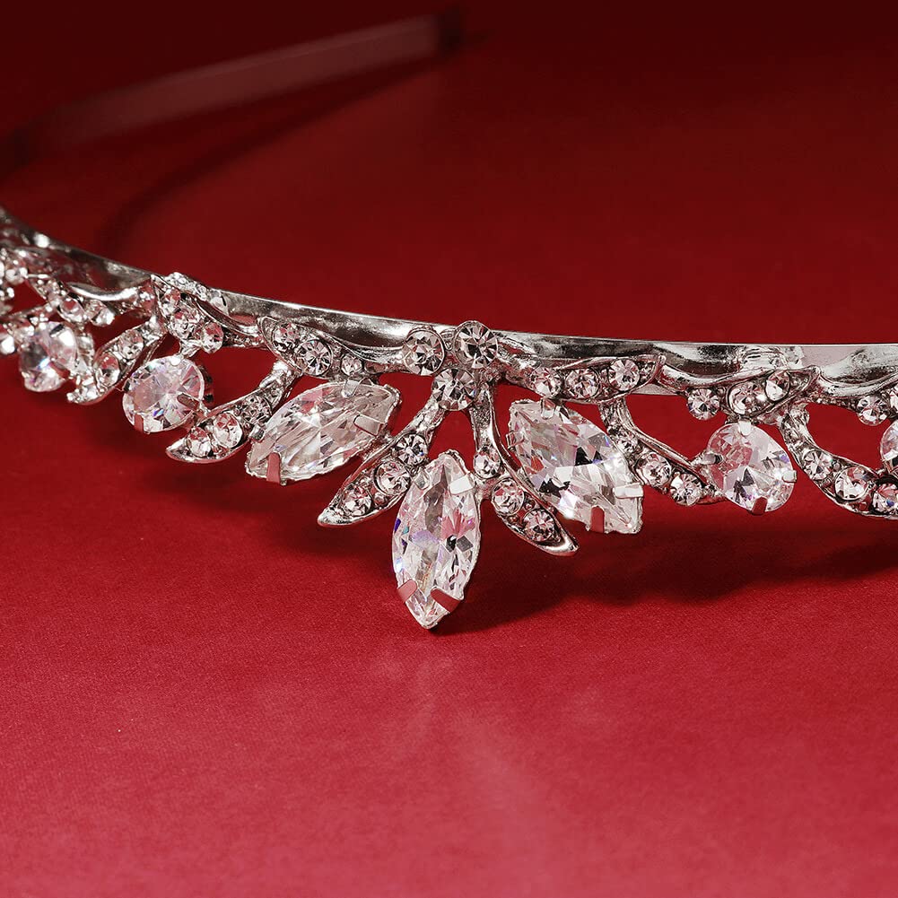 Goledwedy Rhinestone Bridal Tiara for wedding Birthday Crown Princess Tiaras and Crowns for Women