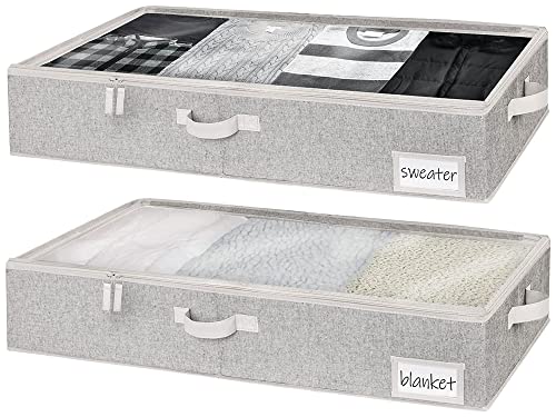 StorageWorks Underbed Storage Box and 55L Closet Storage Organizer