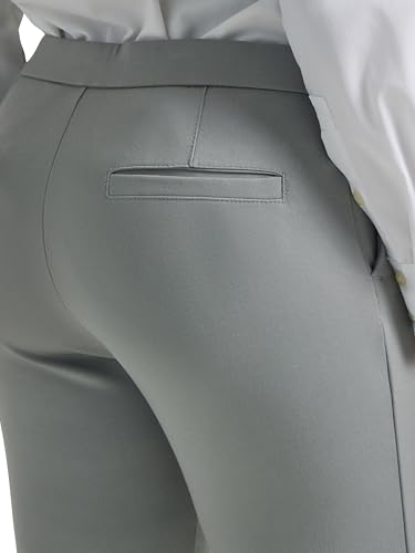 Lee Women's Ultra Lux Comfort Any Wear Slim Ankle Pant Dover Gray 10 Short