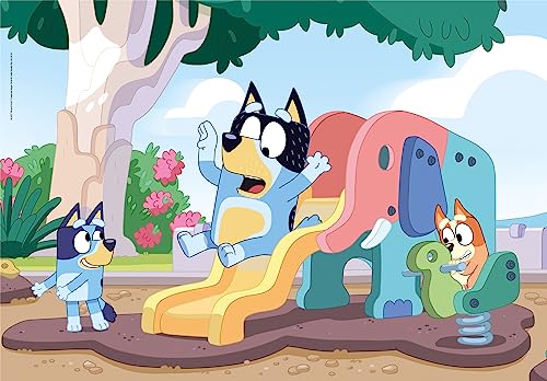 Clementoni - 27171 - Supercolor Puzzle Bluey - 104 Pieces - Jigsaw Puzzle for Kids Age 6 - Made in Italy