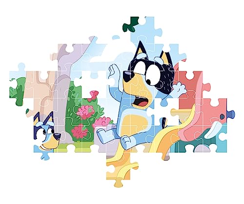 Clementoni - 27171 - Supercolor Puzzle Bluey - 104 Pieces - Jigsaw Puzzle for Kids Age 6 - Made in Italy