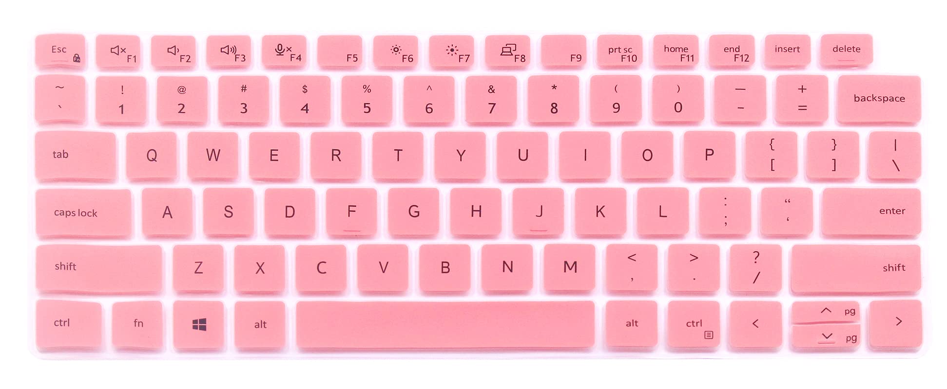 Keyboard Skin Cover Compatible for 2022 2021 Dell Latitude 5000 5320 5330 7330 13.3" Notebook, Dell Latitude 5320 Keyboard Accessories [Not fit Latitude 5420 7520 7410 7420 9520 9420 9510] (Pink)