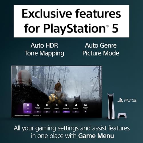 Sony 55 Inch 4K Ultra HD TV X80K Series: LED Smart Google TV with Dolby Vision HDR KD55X80K- 2022 Model (Renewed)