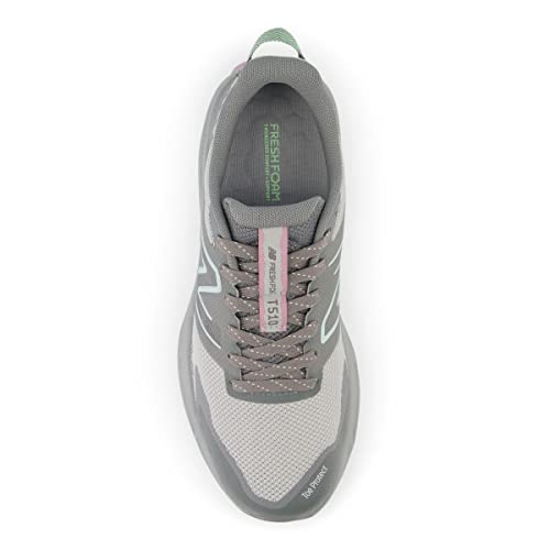 New Balance Women's Fresh Foam 510 V6 Trail Running Shoe, Brighton Grey/Harbor Grey/Lilac Cloud, 8.5