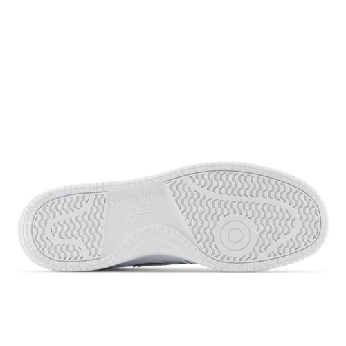 New Balance Unisex-Adult BB480 V1 Sneaker, White/White/White, 10