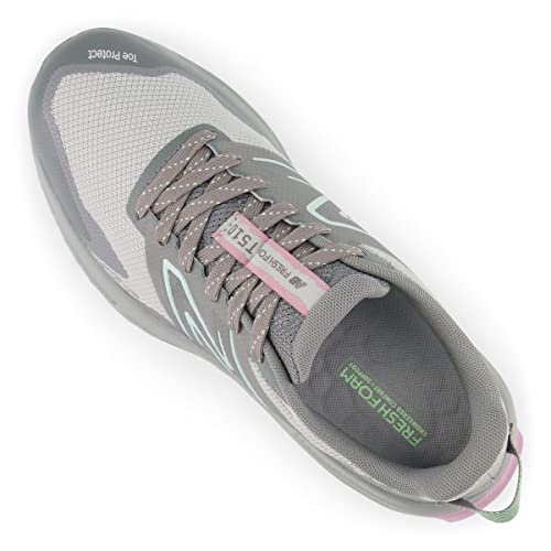 New Balance Women's Fresh Foam 510 V6 Trail Running Shoe, Brighton Grey/Harbor Grey/Lilac Cloud, 8.5