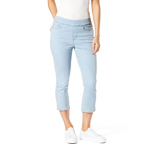 Levi Strauss Signature Gold Women's Totally Shaping Pull On Capri (Also Available in Plus Size), Phantom Bluff, 16
