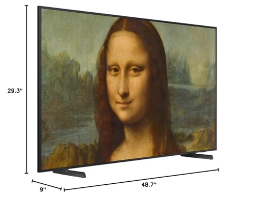 SAMSUNG QN55LS03BA 55" The Frame QLED 4K UHD Quantum HDR Smart TV + Deco Gear 4K HDMI 2.0 Cable w/Pure Copper Conductors x2 & CPS Exclusive 26 Months Protection Pack (BEACH-CPS-26M1500)