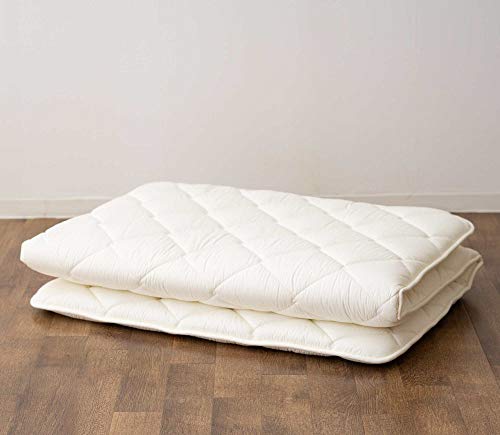EMOOR Foldable Japanese Futon Mattress Topper CLASSE-Topper Tatami Floor Mattress Queen, Made in Japan