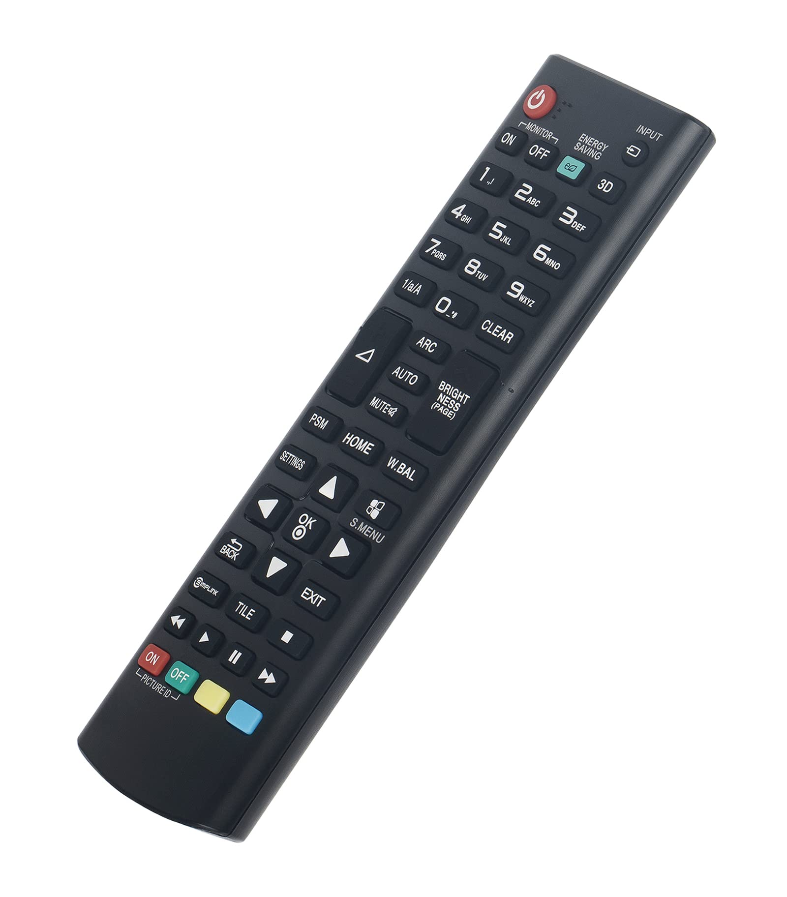 AKB75095362 AKB74475496 AKB73975748 Replace Remote fit for LG Monitor Signage 3D TV 42LS55A 47LS55A 55LS55A 32LS53A 42LS53A 47LS53A 55LS53A 65LS53A Sub Remote Control AKB73975762