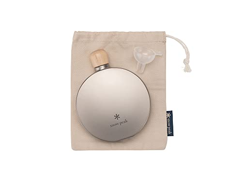 Snow Peak 5.0 Ounce Titanium Flask