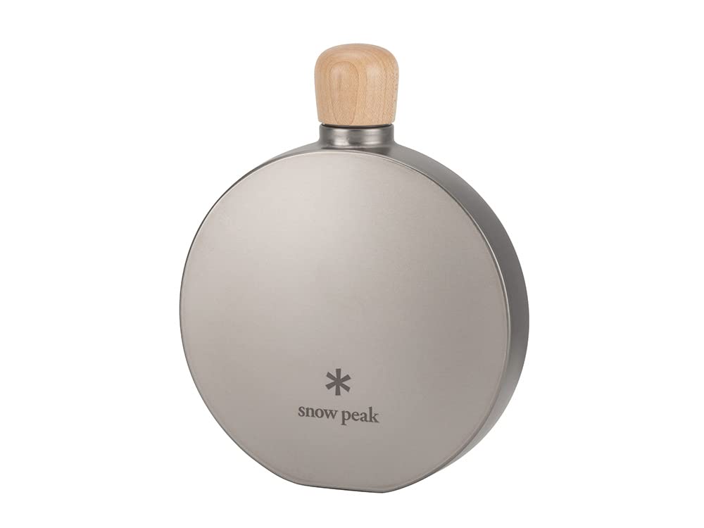 Snow Peak 5.0 Ounce Titanium Flask