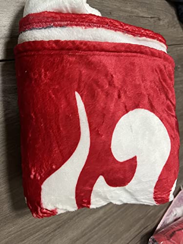 Red Clouds Anime Throw Blanket Flannel Fleece Blanket Cosplay Hooded Cloak Shawl Wrap Nap Quilt 80x60 (C, 80''X60'')