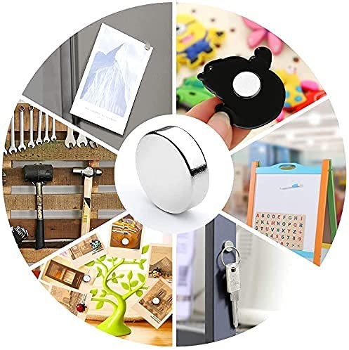RHINOCATS 60 pcs Refrigerator Magnets,Fridge Magnets,Tiny Magnet, Multi-Use for Office, Hobbies, Crafts and Science, Tiny Size:5mm x 3mm(DxH)