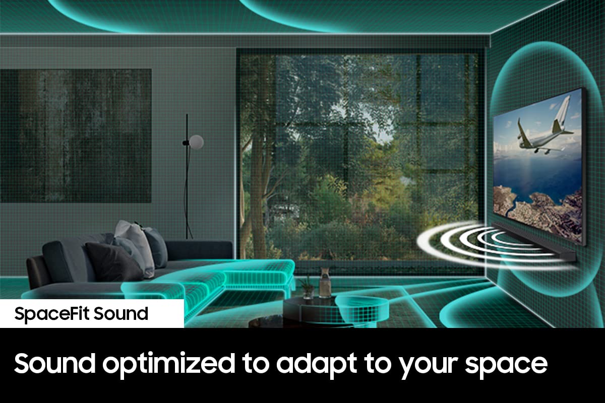 SAMSUNG HW-Q800B/ZA 5.1.2ch Soundbar w/ Wireless Dolby Atmos, DTS:X, Q Symphony, SpaceFit Sound, Built In Voice Assistant, AirPlay 2, Game Pro Mode, Tap Sound, 2022