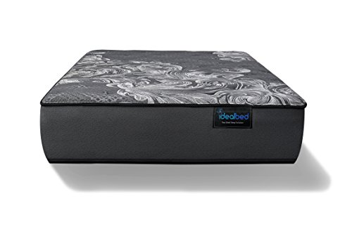 iDealBed iQ5 Luxury Hybrid Mattress, Medium Firm, Smart Adapt Hybrid Foam & Coil System for Temperature Regulation, Pressure Relief, and Support, Made in USA