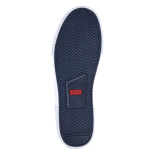 Levi's Mens Turner CZ Casual Fashion Sneaker Shoe, Grey/Black, 10.5 M