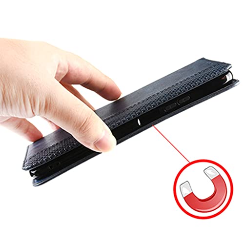 YOUKABEI MojieRy Phone Cover Wallet Folio Case for Samsung Galaxy S9 Plus, Premium PU Leather Slim Fit Cover for Galaxy S9 Plus, 1 Transparent Photo Frame Slot, 2 Card Slots, Easy Carry, Blue