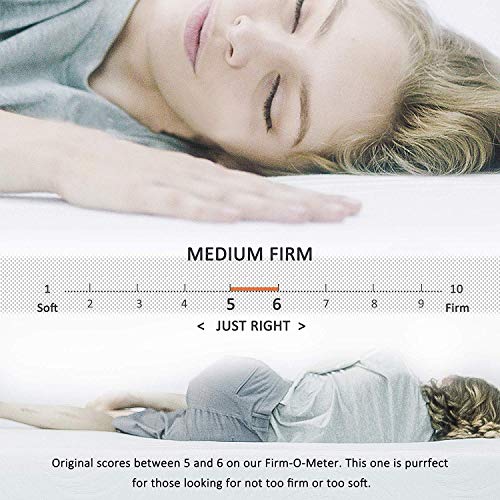SOFTSEA 12 Inch Memory Foam Mattress, Gel Infushed/Medium Firm Comfort/Mattresses in a Box, Twin