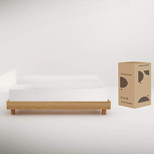 SOFTSEA 12 Inch Memory Foam Mattress, Gel Infushed/Medium Firm Comfort/Mattresses in a Box, Twin