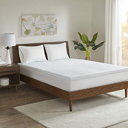 Sleep Philosophy Gel Infused Memory Foam Mattress Topper Luxurious Hypoallergenic All Season Enhanced Bed Support, Twin(2" Thick), Removable 3M Cover