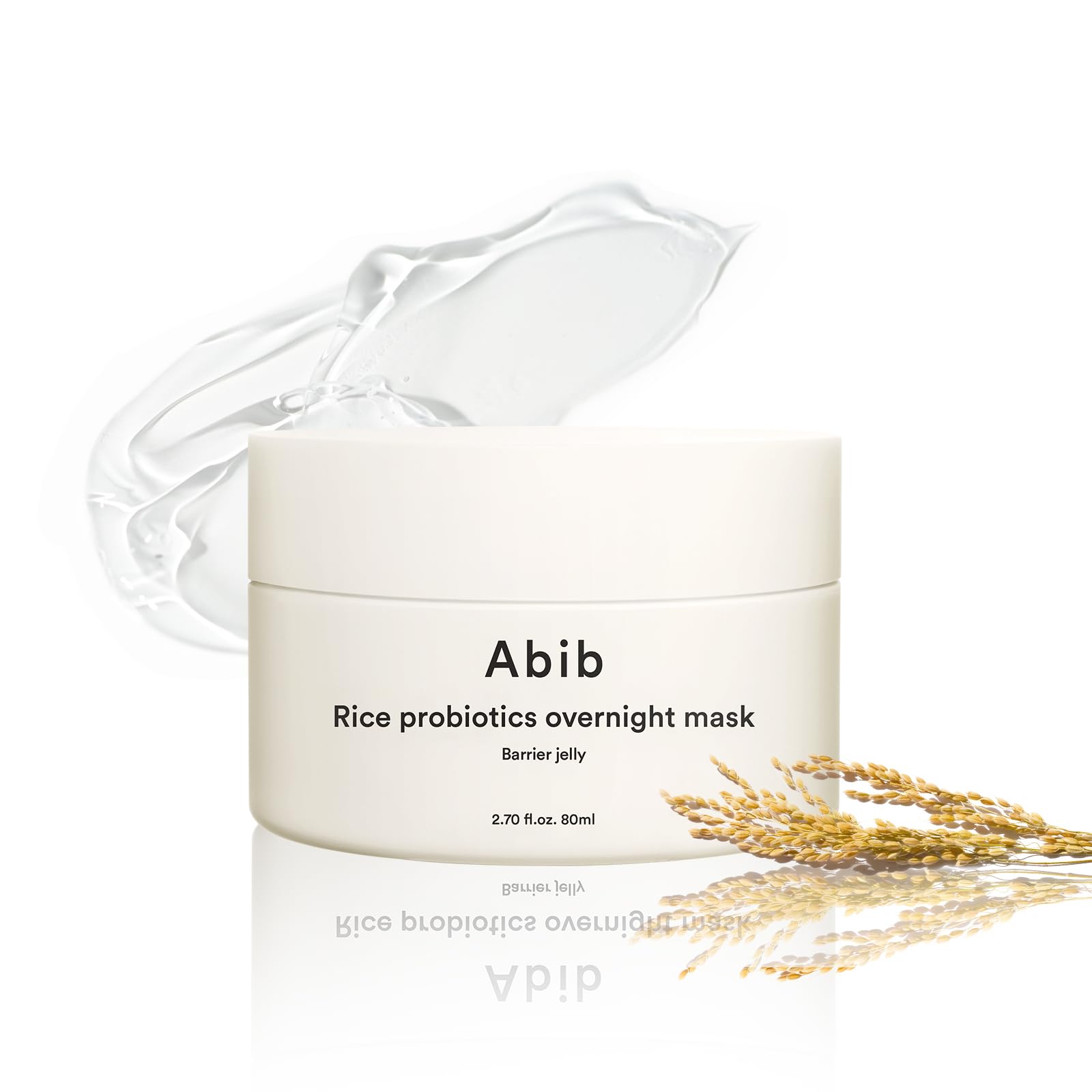 Abib Rice Probiotics Overnight Mask Barrier Jelly 2.7 fl oz I Moisturizer for Slugging Intensive Hydrating Nourishing Face Sleep Sleeping Mask for Korean Skin Care jelly eye cream clay mask glass skin