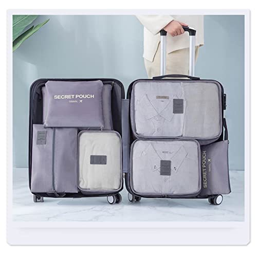 TOUMENY 7-Piece Organizer Set For Moving, Dormitory, Travel, Camping, Christmas Decoration, Packing Supplies, Organizer'S Tote Bag