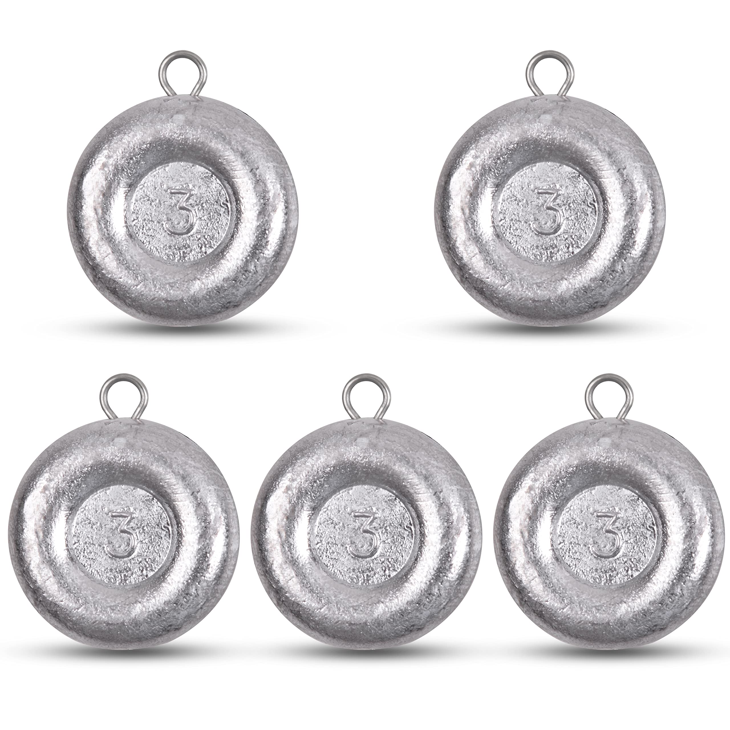 Disc Sinkers Fishing Weights,Coin Sinkers Weights Saltwater Surf Fishing Weights Catfishing Gear Tackle 8oz 6oz 5oz 4oz 3oz 2oz 1oz