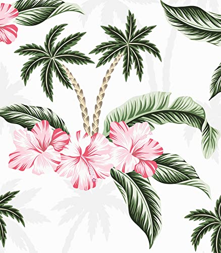 WESTICK Floral Peel and Stick Wallpaper for Bathroom Waterproof Botanical Wallpaper Stick and Peel Boho Floral Contact Paper for Cabinets Bedroom Walls Drawers Countertops Nursery Room 17.75 x 118 in