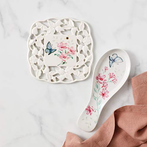 Lenox Butterfly Meadow Spoon Rest, 0.47 LB, Multi