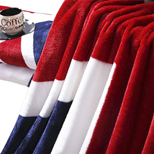 59"x79" British Flag Bed Sofa Blanket Couch Cover Luxury Super Soft Flannel Warm Plush Fleece Bed Throw Quilt Blanket Bedspread for Couch Sofa Bed Car Travel Bedding Blankets Machine Washable