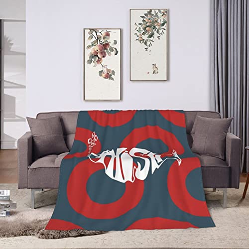 Throw Blanket Super Soft Microfiber Lightweight Cozy Bed Blankets Flannel Blanket for Couch Bed Living Room Gifts for Kids Men Women 60"x50"