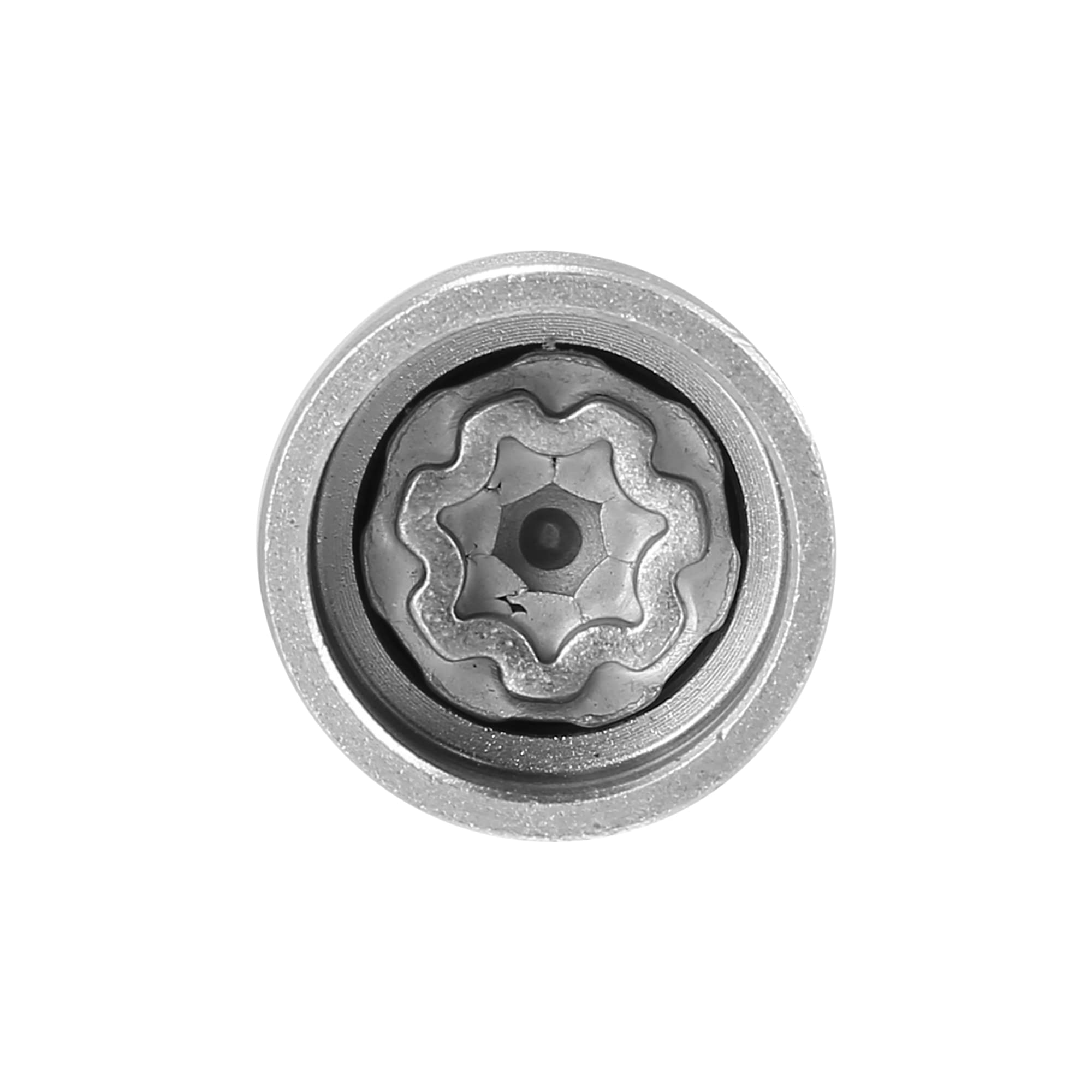 X AUTOHAUX Q Vehicle Wheel Lock Anti Theft Lug Nut Screw Removal Socket Key Wheel Lock Key for Audi A4L A5 A6L Q2L Q3 Q5 Q7 A8