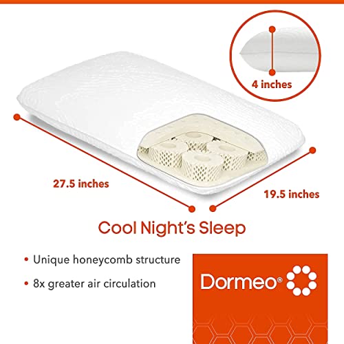 The Premium Mattress Topper by Dormeo (Twin XL) and True Evolution Pillow Bundle