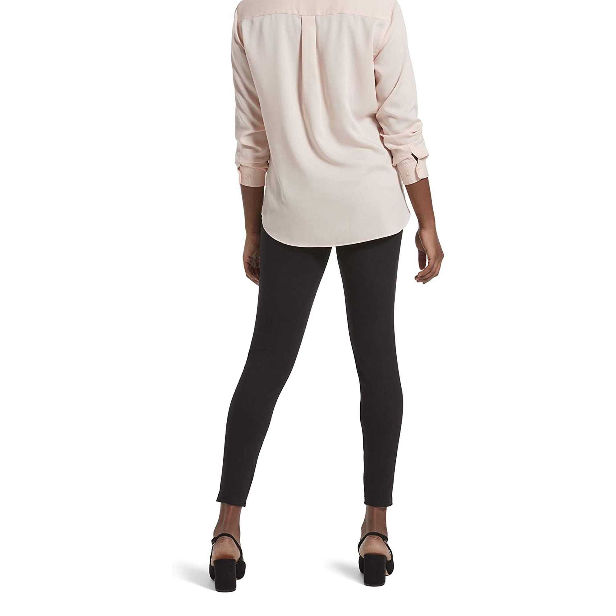 No nonsense Plus Classic Denim Leggings-Jeggings for Women with Real Back Pockets, High Waisted Stretch Jeans, Medium Wash, 1X