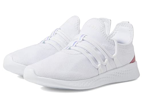 adidas Women's Puremotion Adapt 2.0 Sneaker, White/Pink Strata/Black, 8