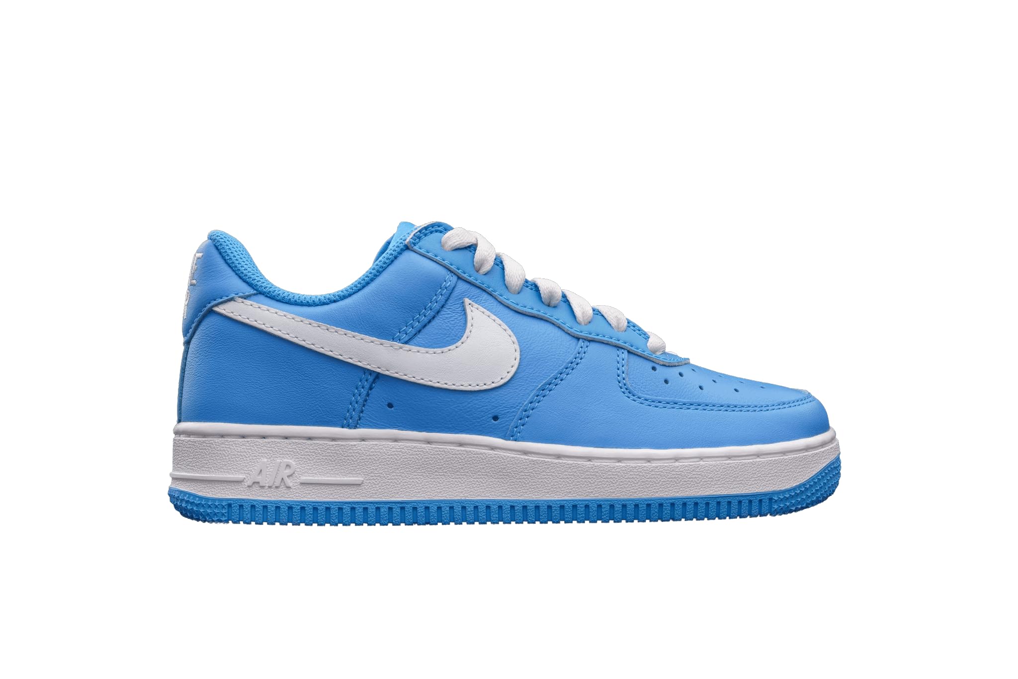 NIKE Men's Retro Basketball Shoes, University Blue White Metallic, 9.5 AU