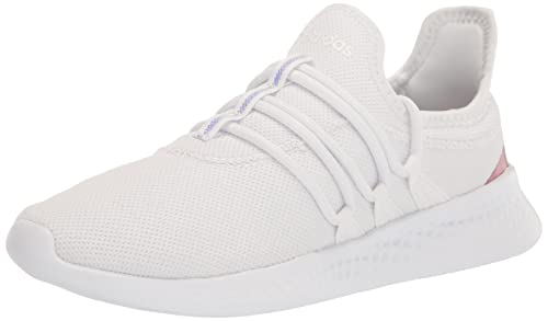 adidas Women's Puremotion Adapt 2.0 Sneaker, White/Pink Strata/Black, 8