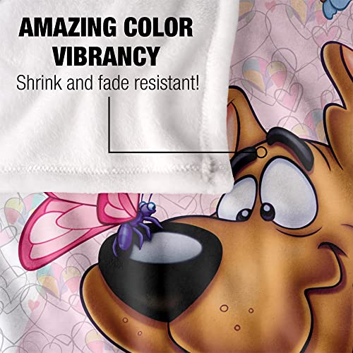 Scooby Doo Butterfly Silky Touch Super Soft Throw Blanket 36" x 58",Butterfly